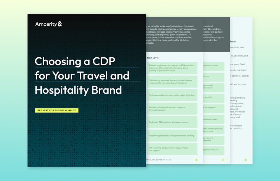 Choosing a CDP for Your Travel and Hospitality Brand | Amperity